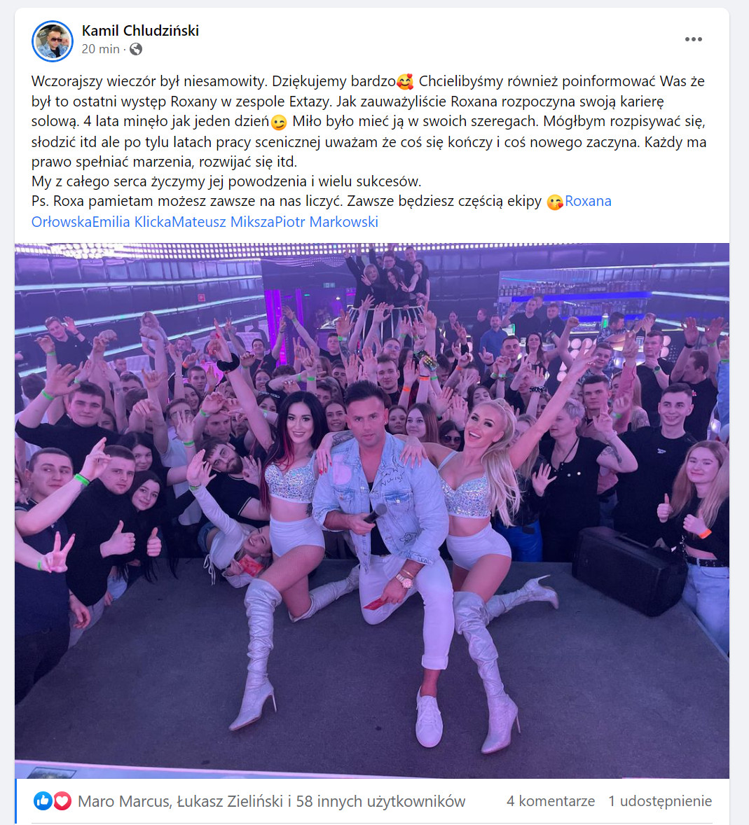 Oficjalnie! Roxaok odchodzi z zespołu Extazy! Ogromne emocje i wielkie ...